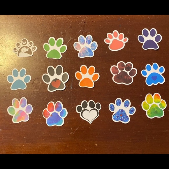 Other | Dog Paw Stickers | Poshmark
